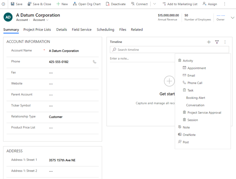 One Note Integration - CRM Crate
