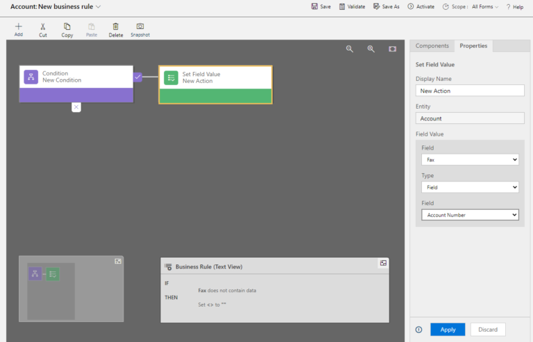 How to set and clear value from a field using business rule ? - CRM Crate