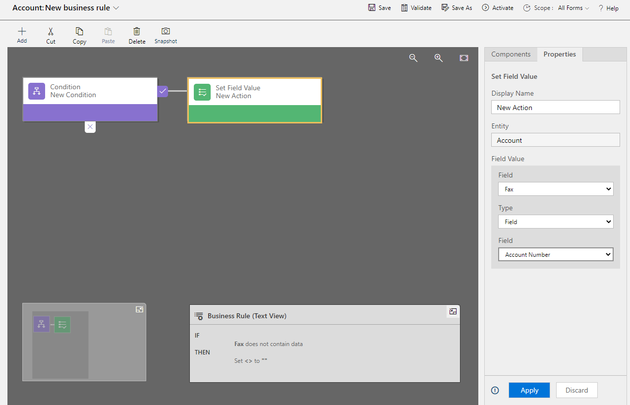 How to set and clear value from a field using business rule ? - CRM Crate