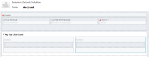 Add tabs & sections in form - CRM Crate