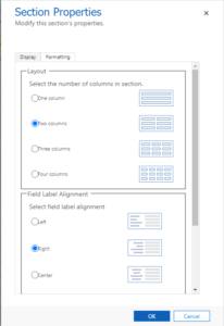 Add tabs & sections in form - CRM Crate