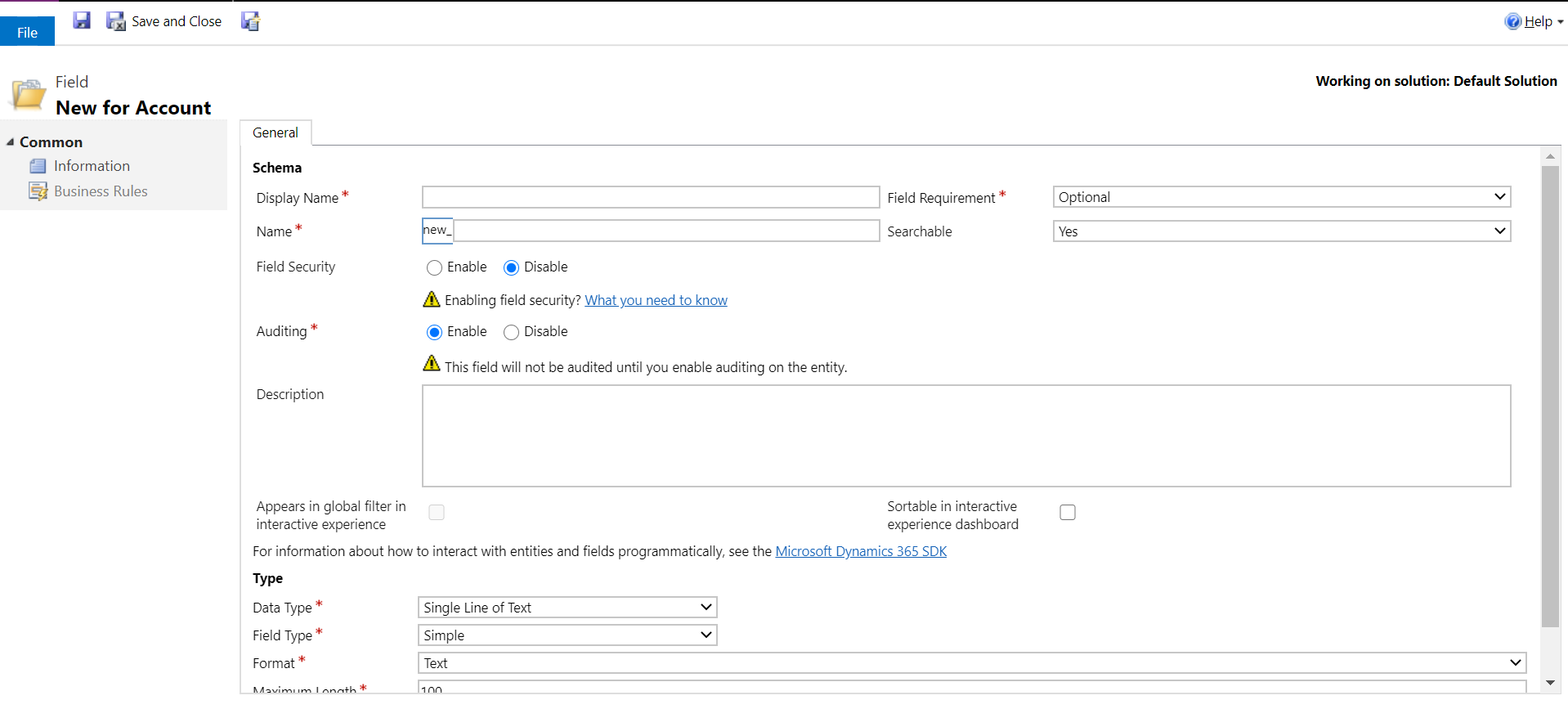 Understanding different types of fields in CRM dynamics 365 - CRM Crate