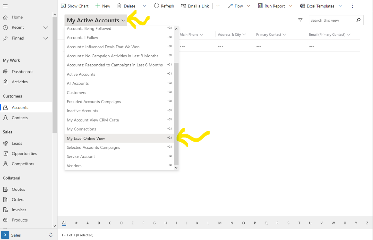 Updating Records Using Excel Online In Microsoft Dynamics Crm Crm Crate