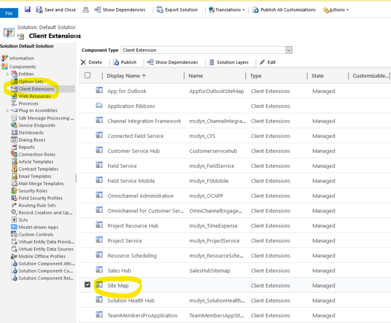 How To Customize The Default Site Map In Microsoft Crm Crm Crate