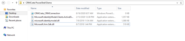 Create a PowerShell project and connect to Microsoft CRM - CRM Crate