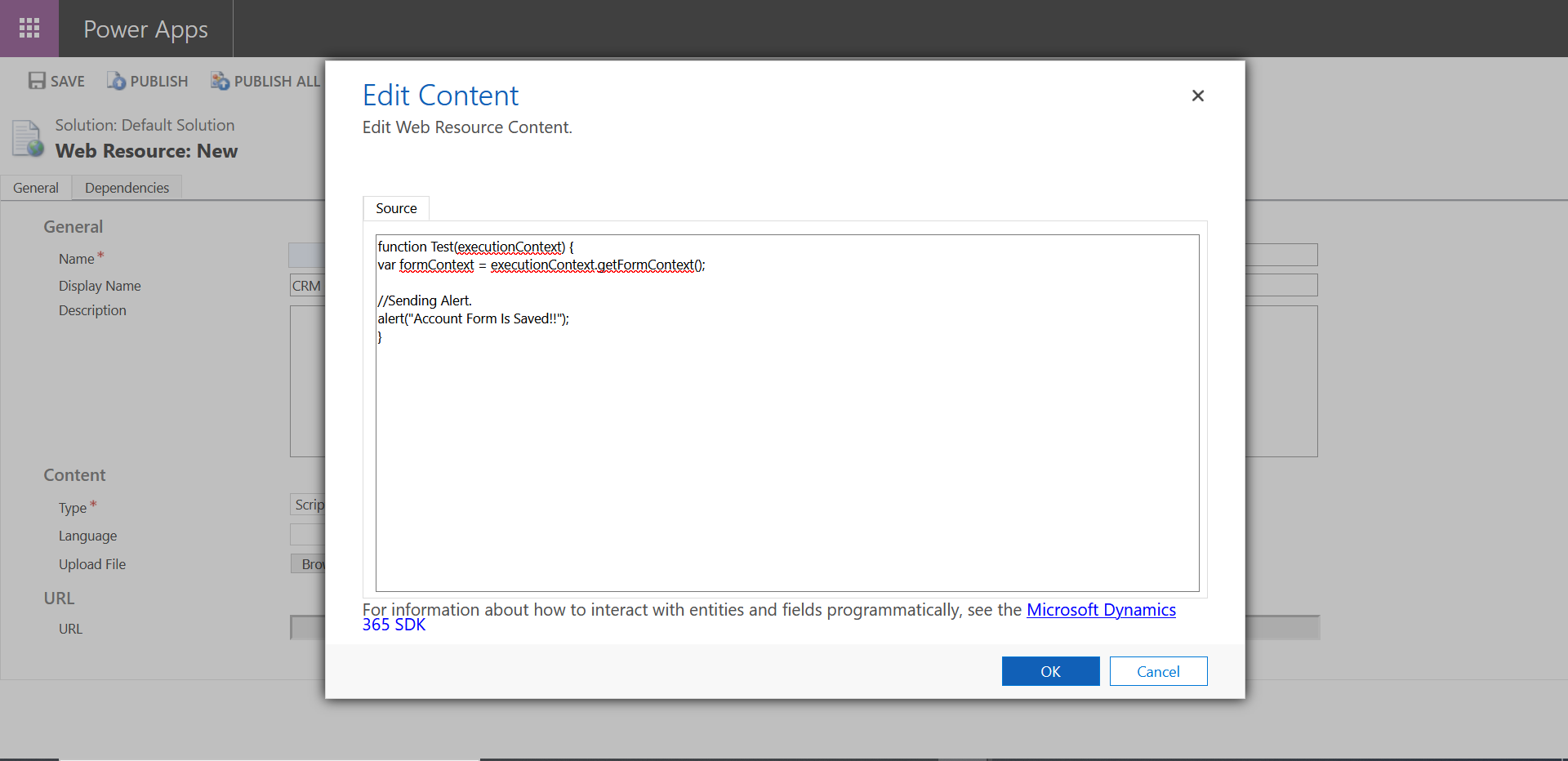How to use JavaScript in Dynamics CRM? - CRM Crate