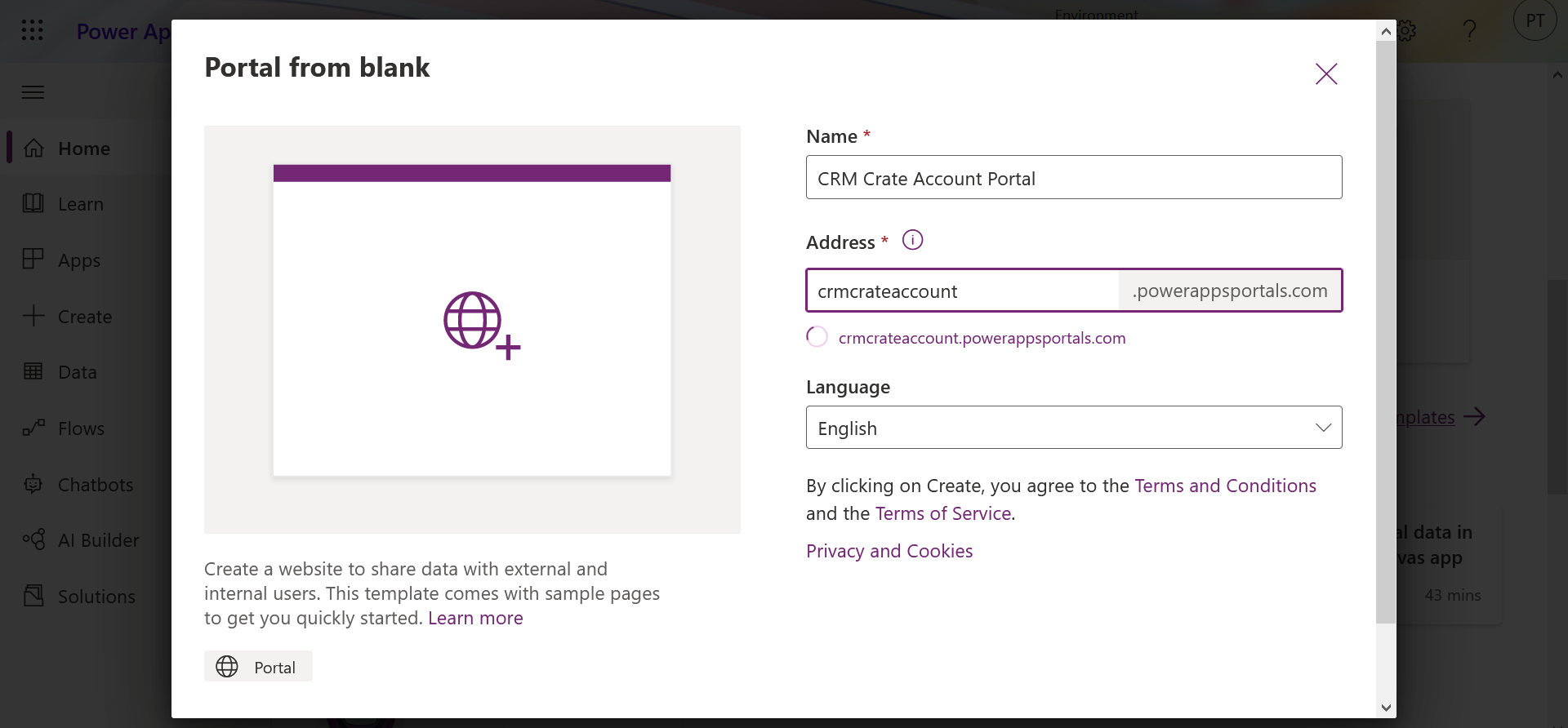 Learn And Create A Portal In Power Apps Dynamics 365 Crm Crm Crate