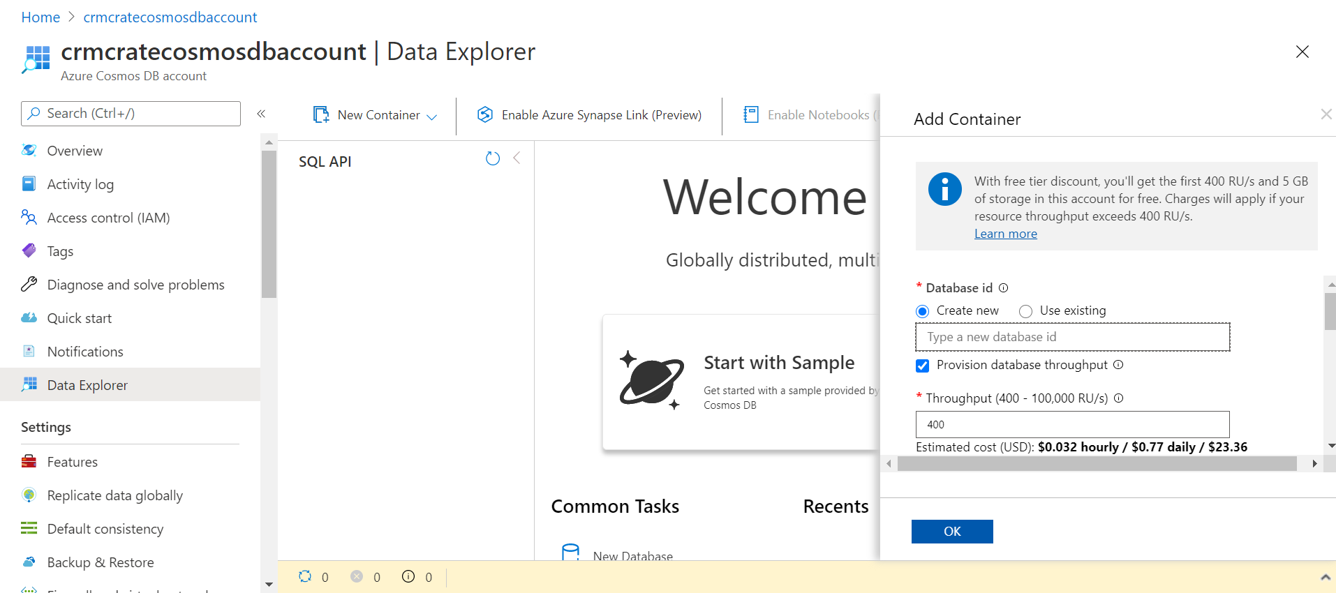 What are database containers in Azure Cosmos DB? - CRM Crate