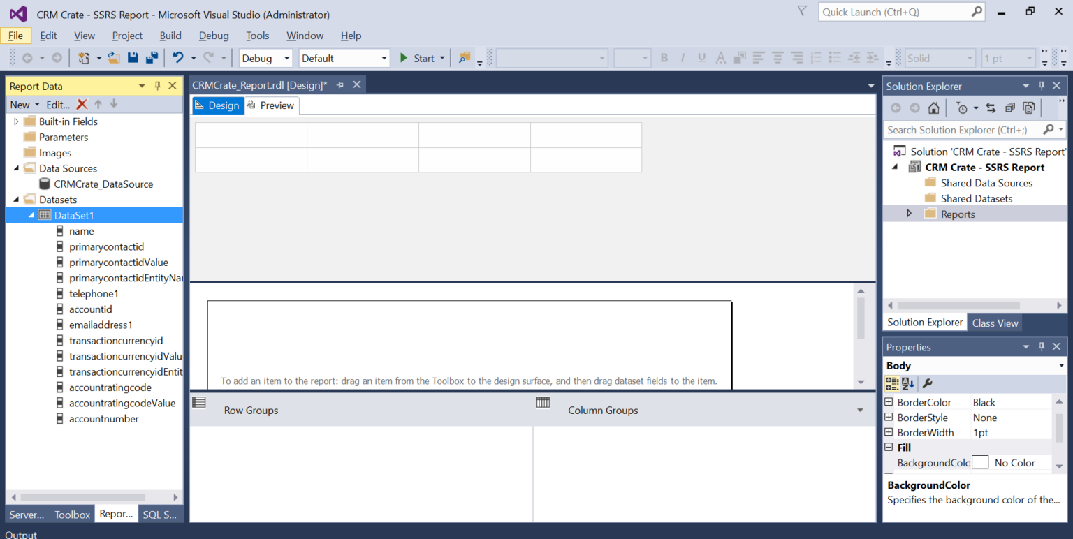 Build a SSRS Report in Dynamics CRM (Step By Step Guide) - CRM Crate