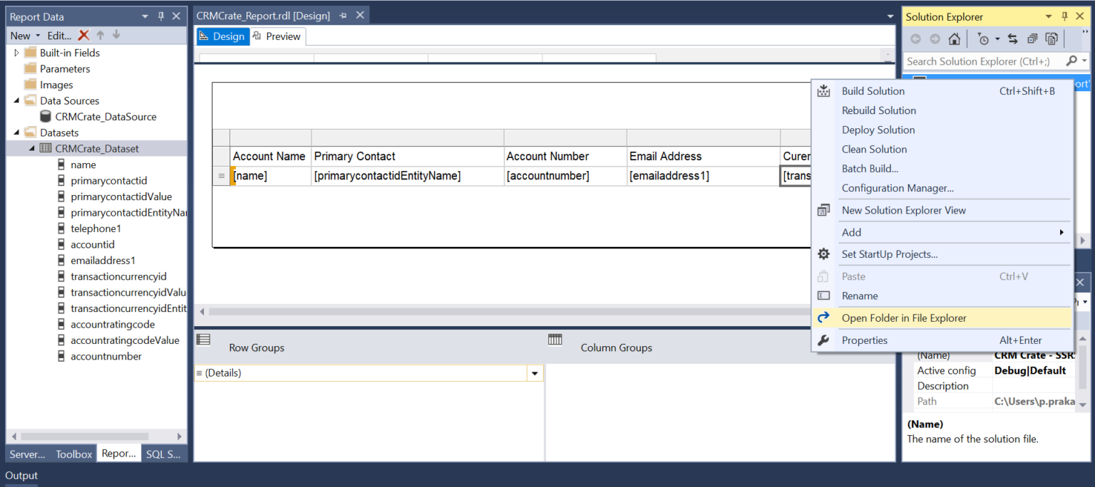 Build a SSRS Report in Dynamics CRM (Step By Step Guide) - CRM Crate