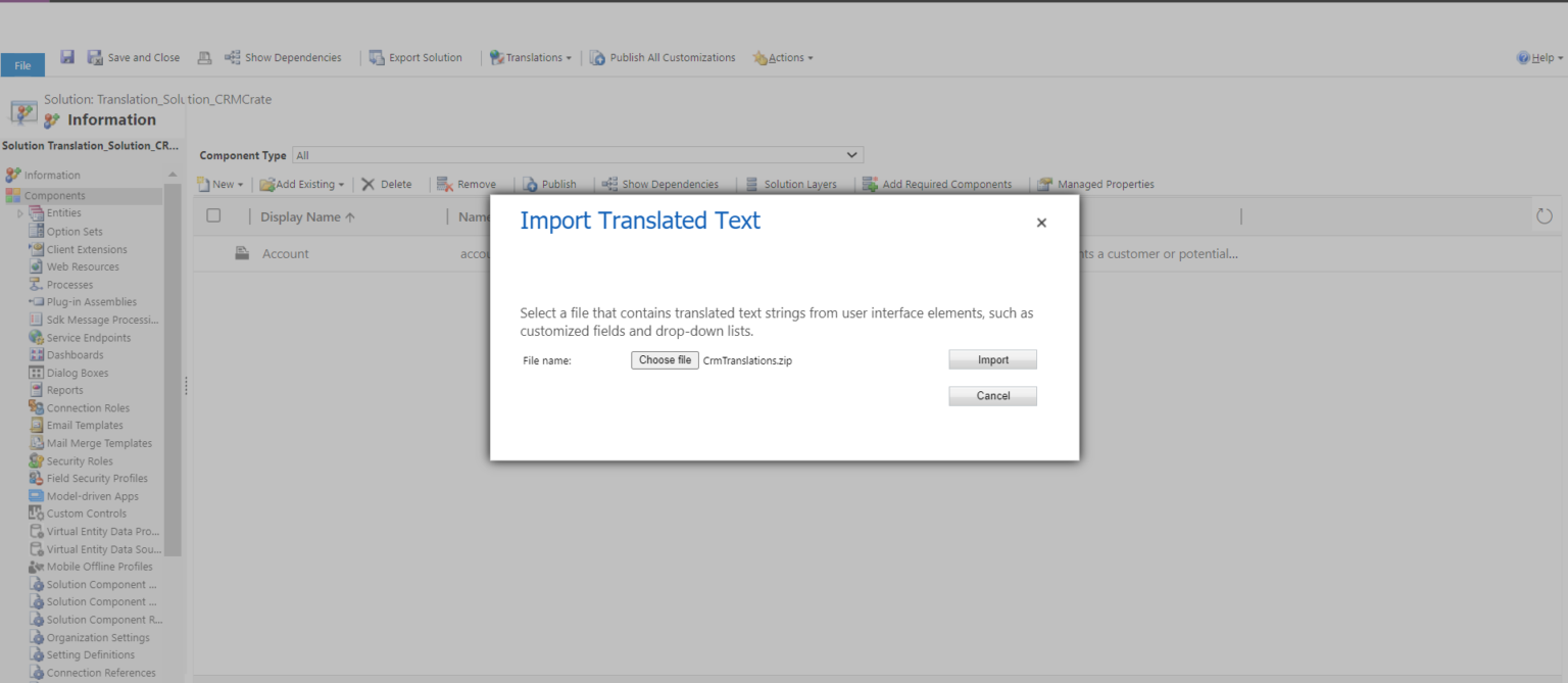 Exporting & Importing translations in Dynamics 365 CRM - CRM Crate