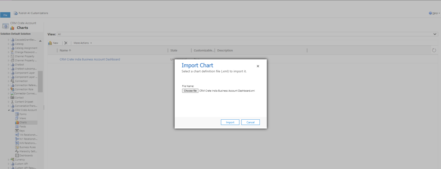 Customize The Chart Xml Microsoft Dynamics 365 Crm Crm Crate