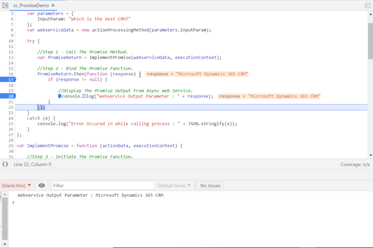 Understanding & implementing Promise in JavaScript | Dynamics 365 CRM ...