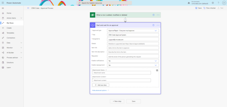 Dynamics 365 Create An Approval Process Using Power Automate In Crm Crm Crate