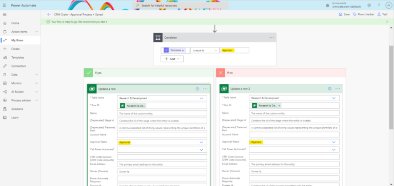 Dynamics 365 Create An Approval Process Using Power Automate In Crm 