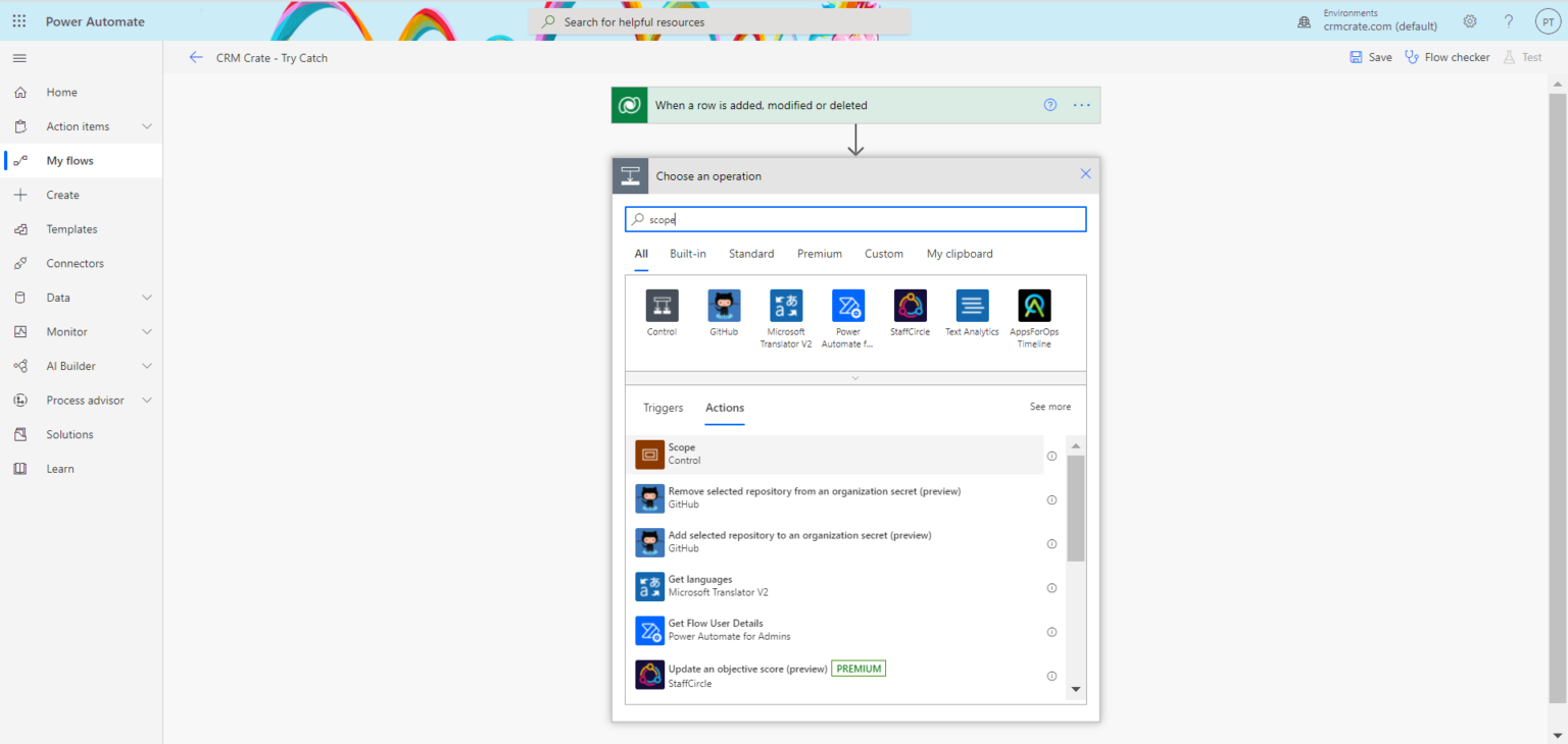 Understanding & implementing the Try & Catch in the Power Automate ...