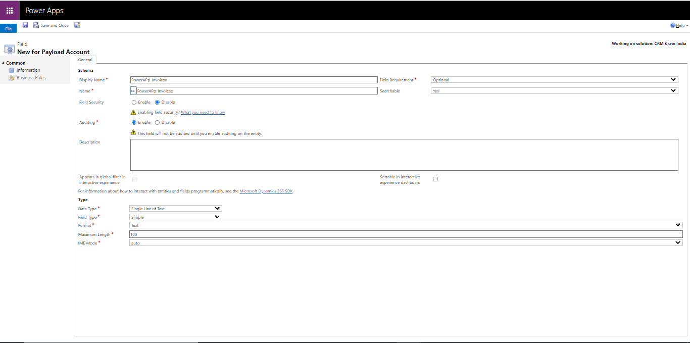 Tutorial for embedding Canvas App in Dynamics 365 CRM - CRM Crate