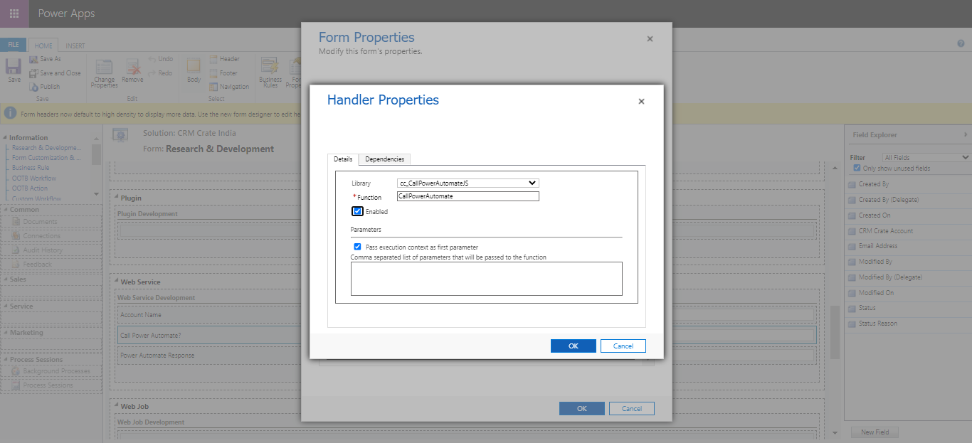 Dynamics 365 | Call a Power Automate flow from the JavaScript - CRM Crate