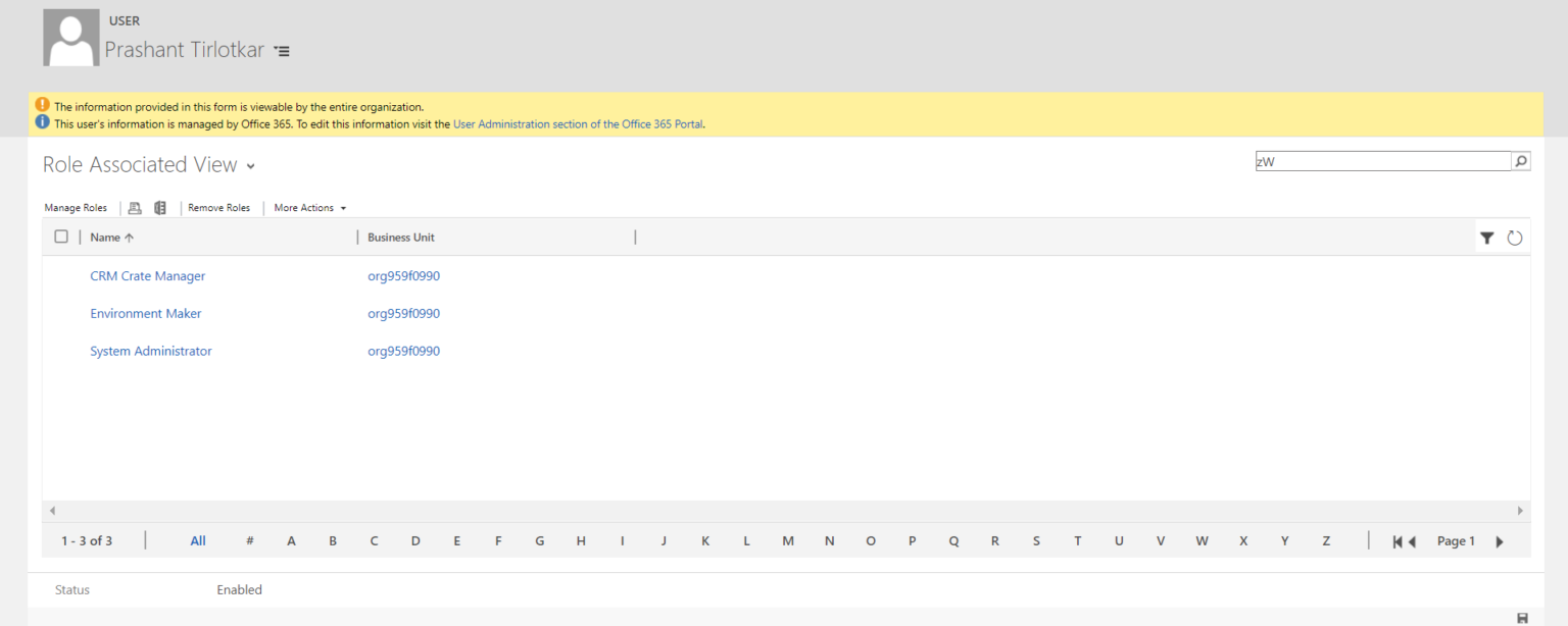 How to retrieve user's security roles in Canvas App? - CRM Crate