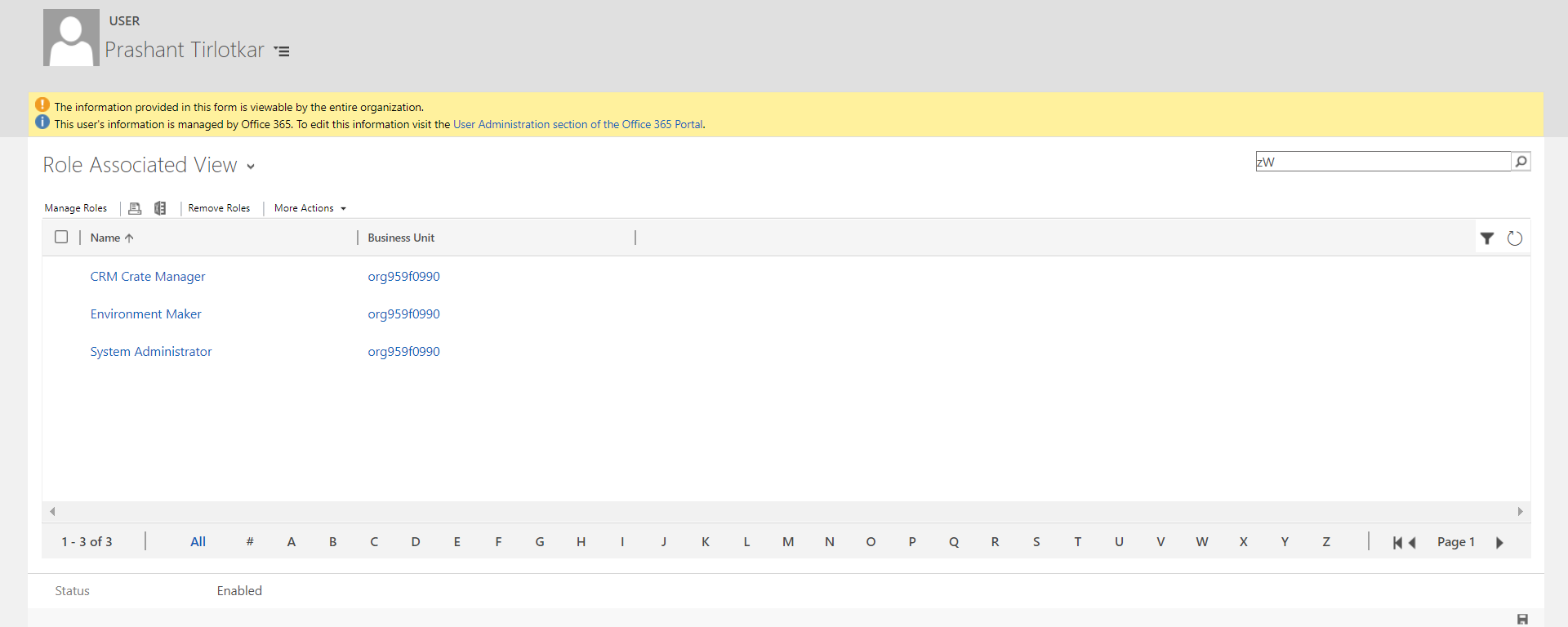 How to retrieve user's security roles in Canvas App? - CRM Crate