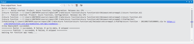Integrating Dynamics 365 with Webhooks and Azure Function - CRM Crate