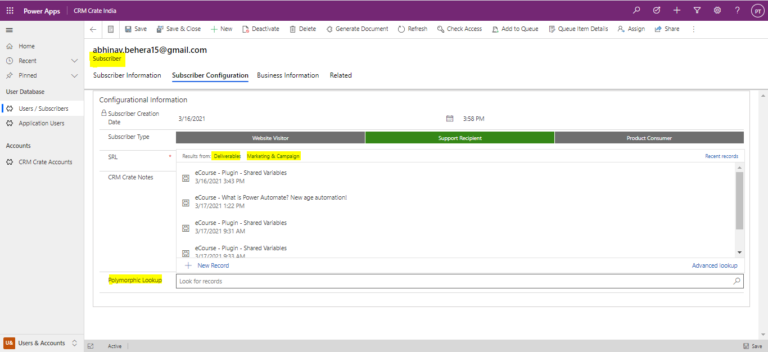 Create a Multi-Table Lookup field in Dynamics 365 CRM - CRM Crate