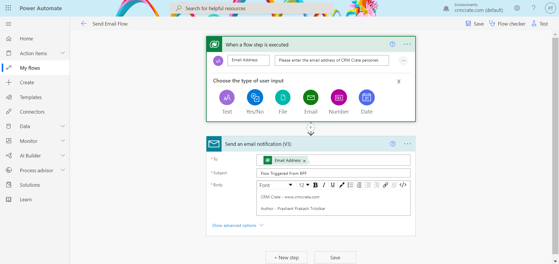 Calling a Power Automate flow from a Business Process Flow (BPF) - CRM ...