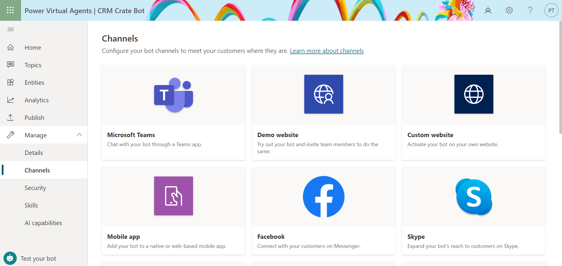 Embed a Power Virtual Agent (Bot) into the Dynamics 365 form - CRM Crate