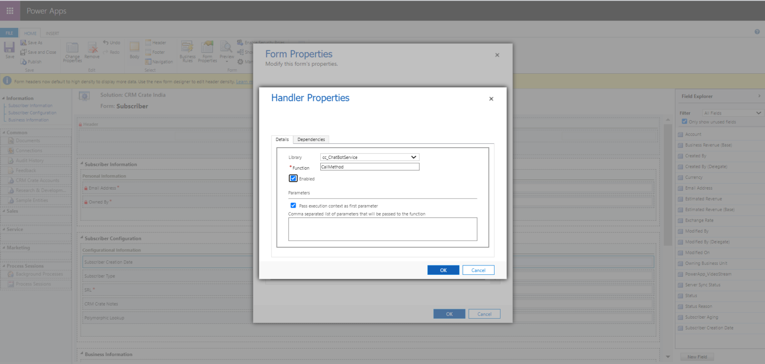 Embed a Power Virtual Agent (Bot) into the Dynamics 365 form - CRM Crate
