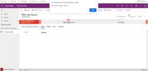 Trigger JavaScript during Tab change event in Dynamics 365 - CRM Crate
