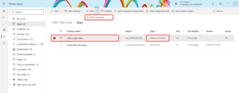 Open A Custom Page On A Button Click In Model Driven App Dynamics 365 Crm Crate