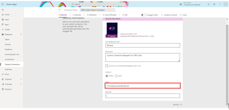Creating & using a Custom Connector in Canvas App / Power Platform ...