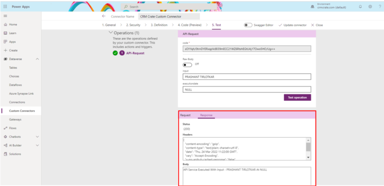 Creating And Using A Custom Connector In Canvas App Power Platform Crm Crate