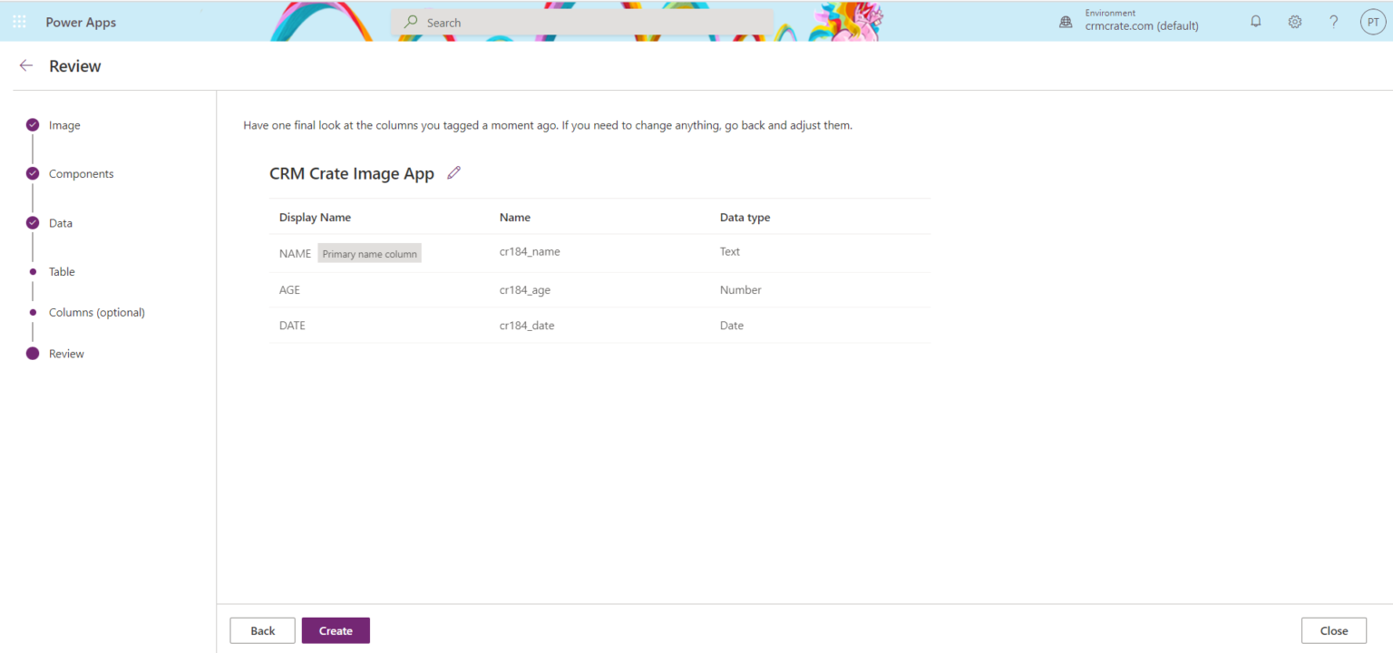 Power Apps | Creating a new Canvas App from an image - CRM Crate