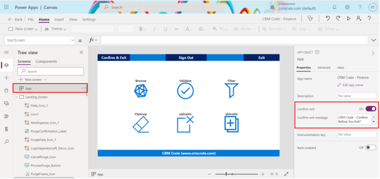 [Power Apps] How to Exit & Sign-out from a Canvas App? - CRM Crate