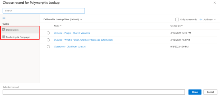 How to perform read & write operations with Polymorphic lookup in ...