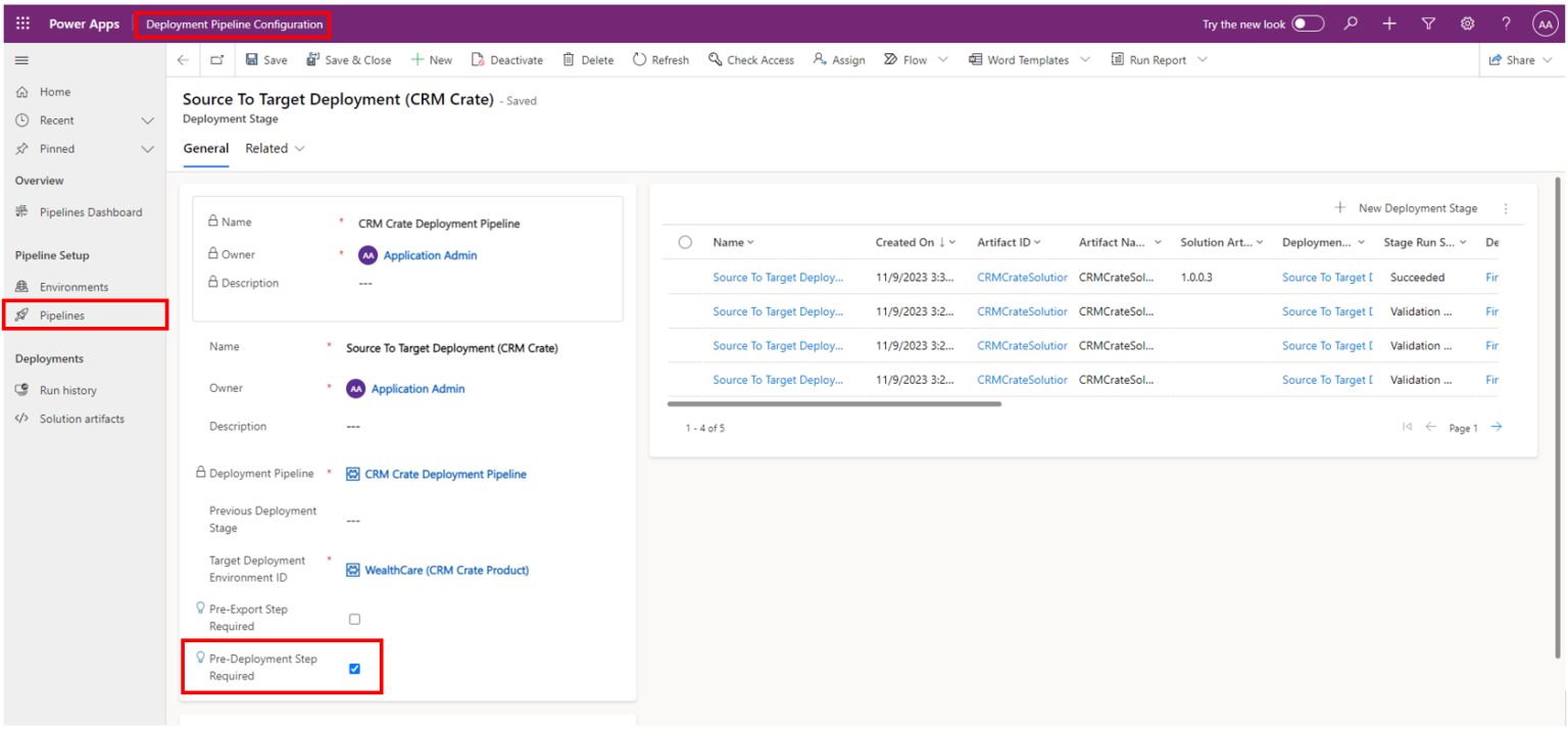 Approve the deployment of solutions using Pipelines in the Power Platform - CRM Crate