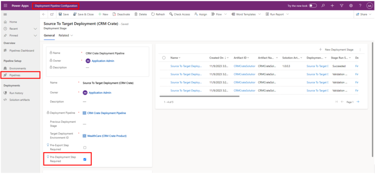 Approve The Deployment Of Solutions Using Pipelines In The Power Platform Crm Crate