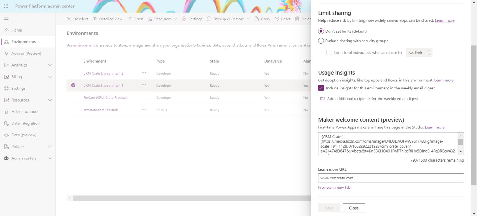 How to customize Maker Welcome content in Power Apps? - CRM Crate