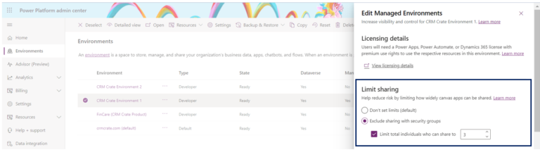 How To Restrict Users From Sharing Canvas Apps Crm Crate