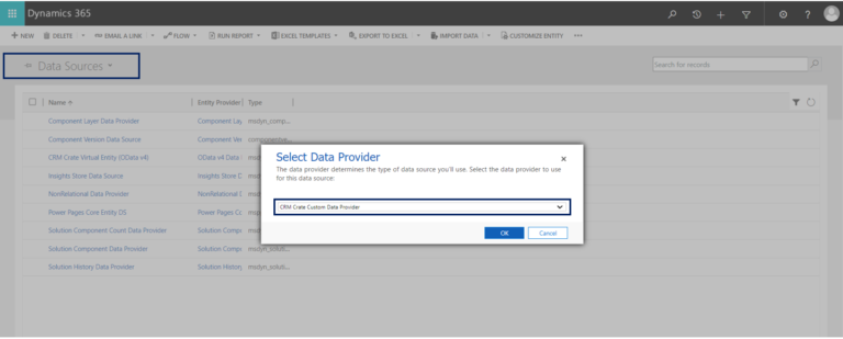 Custom Virtual Table in Power Apps for retrieving data from an external source - CRM Crate