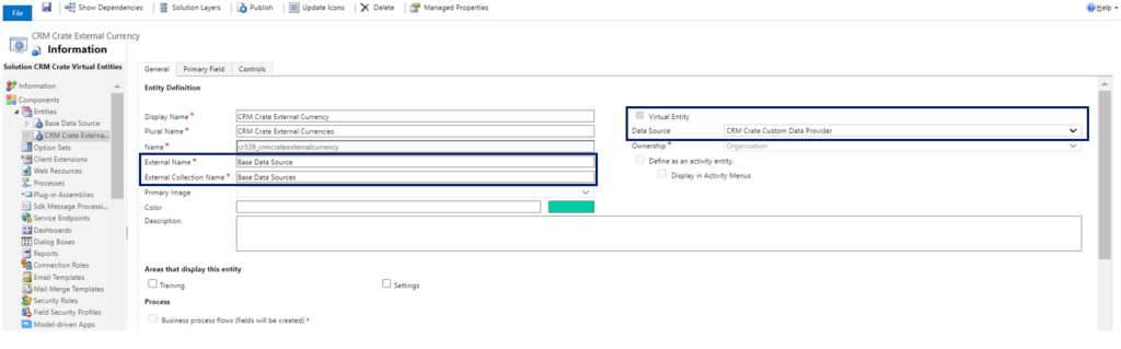 Custom Virtual Table in Power Apps for retrieving data from an external source - CRM Crate