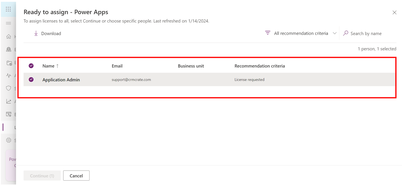 Easy licensing with Intelligent Recommendations in Power Platform - CRM Crate