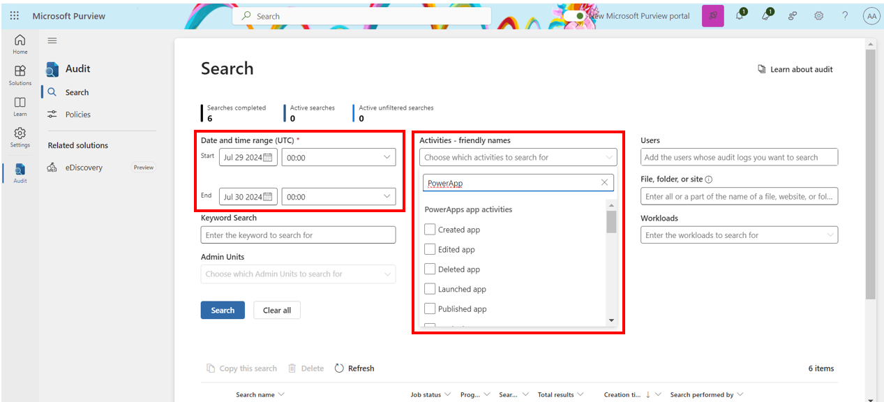 Learn to audit Power Platform activities using Microsoft Purview - CRM ...