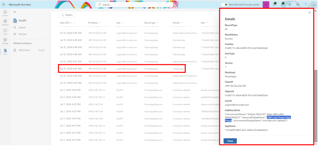 Learn to audit Power Platform activities using Microsoft Purview - CRM ...