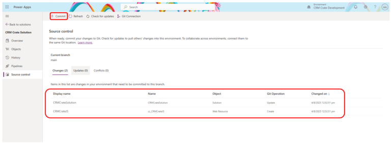 Version Control in Power Platform with Git integration - CRM Crate